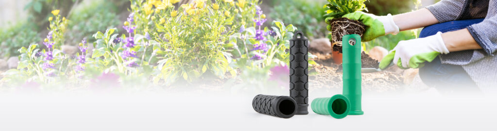 GripWorks Hanger Grips | Hand Grip with Hanging Feature - Eyelet on Top